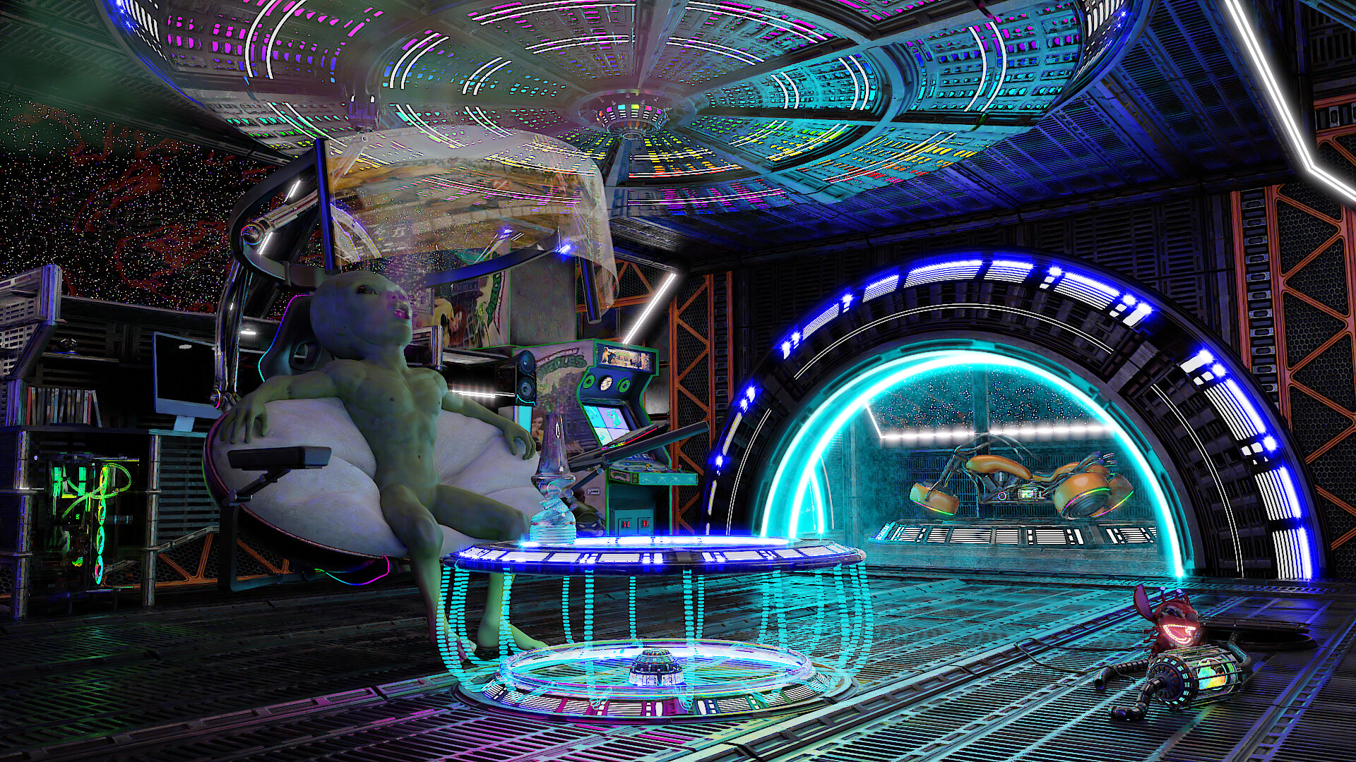 ArtStation - "The Garage." Remastered.