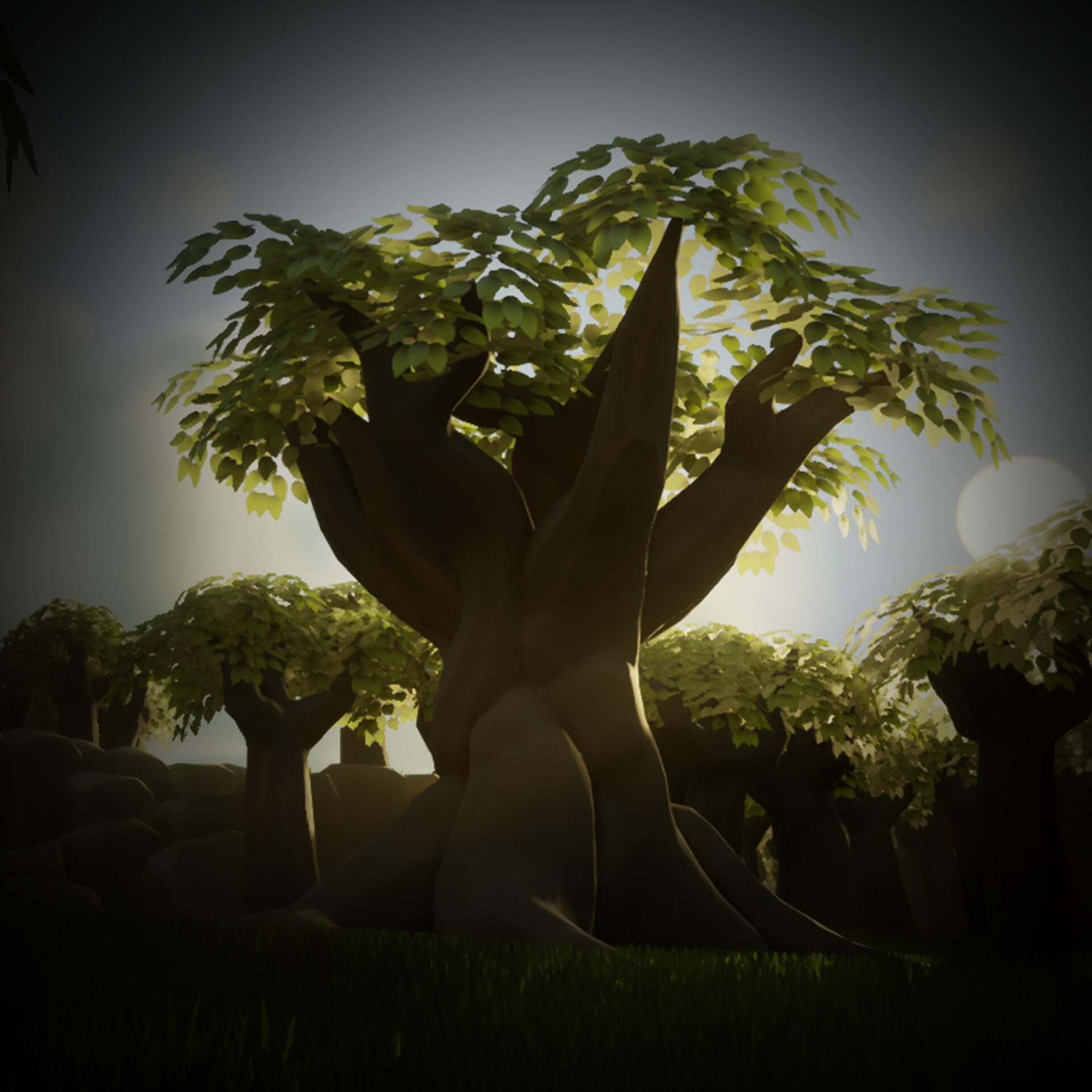 ArtStation - Dynamic Forest Environment / Final Year Project / Teesside ...