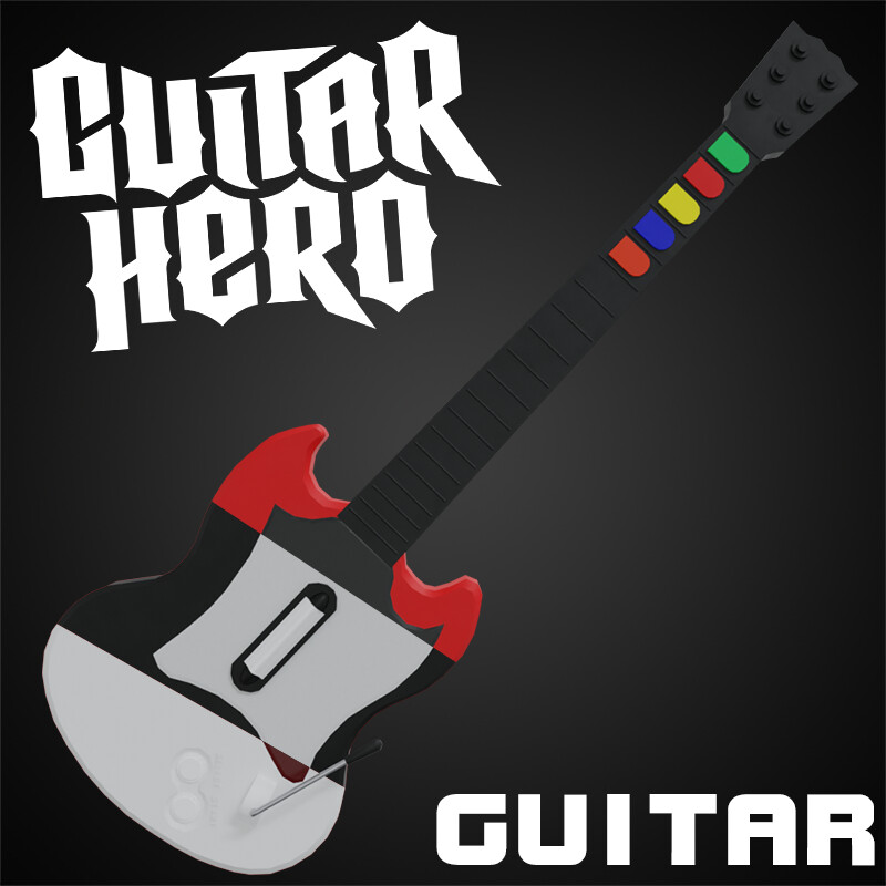 ArtStation - Guitar Hero SG Guitar Controller