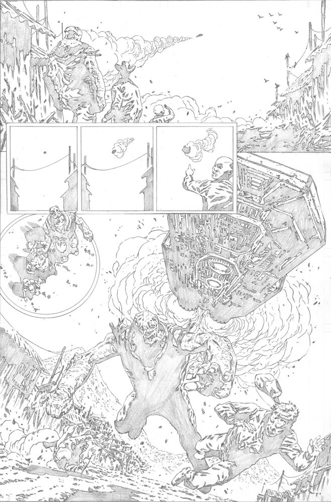 ArtStation - Bad Planet #5 & 6 - Pencils