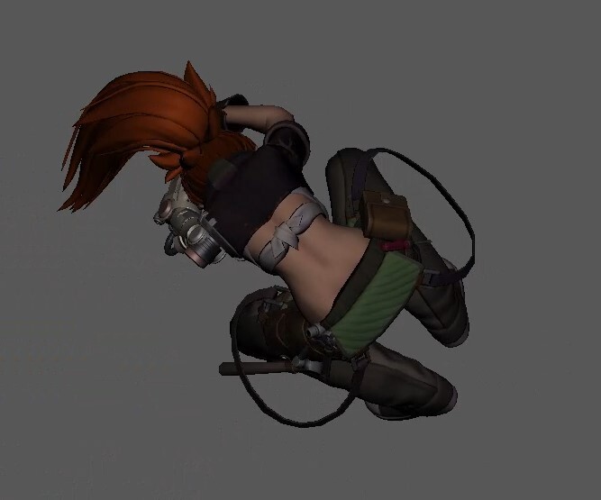 ArtStation - Jump-Kick Attack Animation