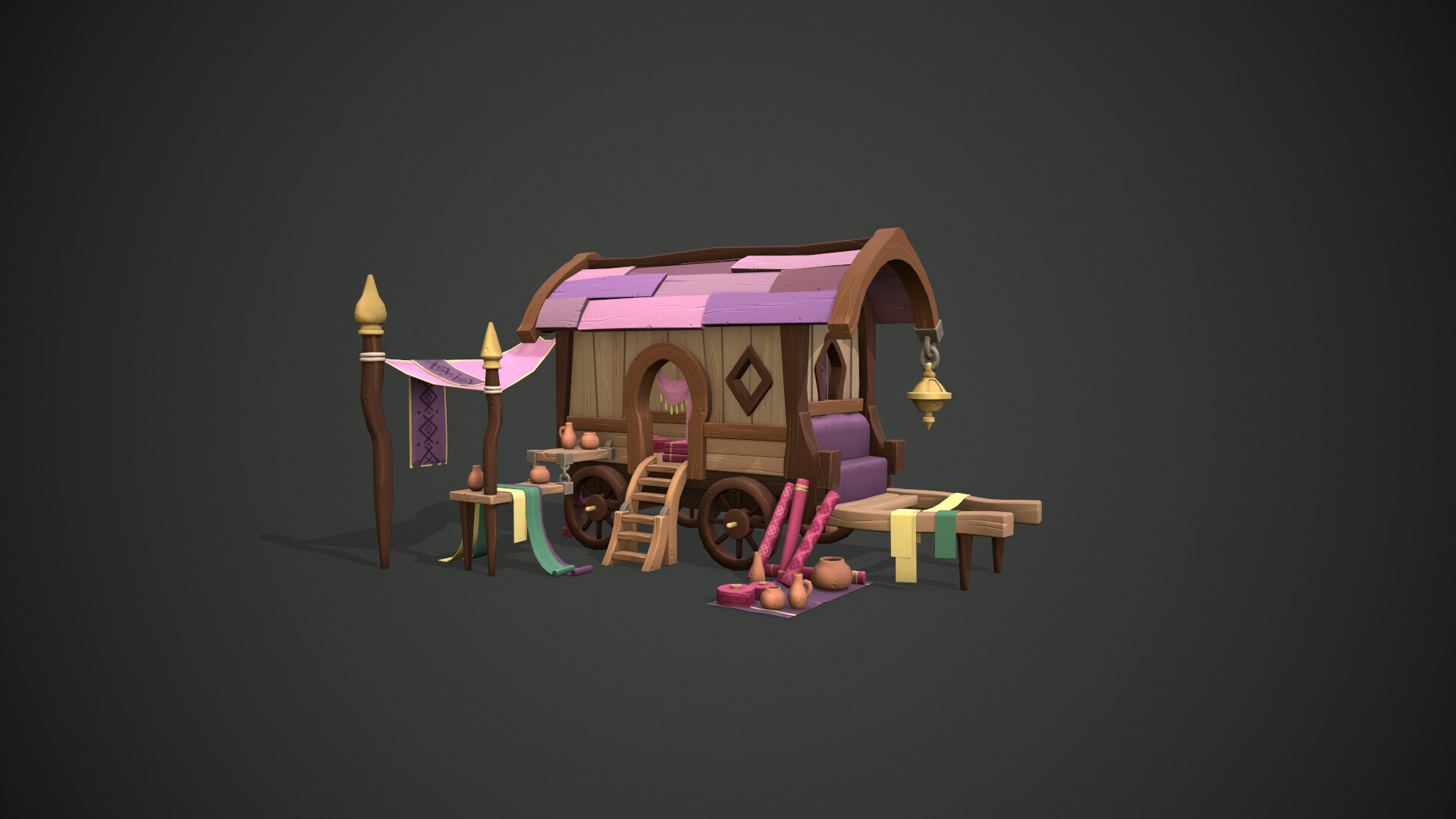ArtStation - Stylized Carriage
