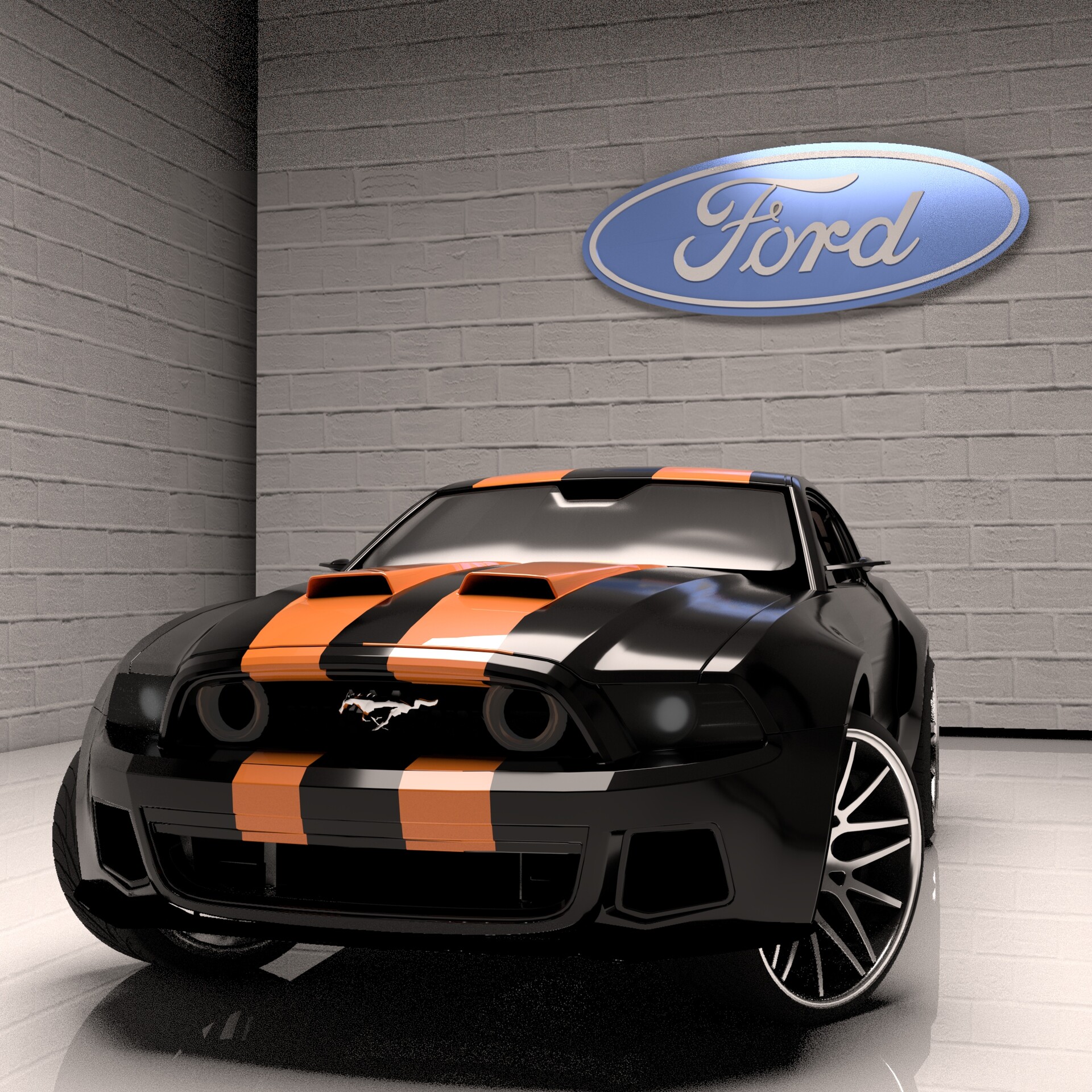 ArtStation - Ford Mustang GT