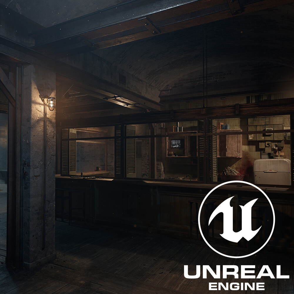 ArtStation - [UE4] 100 Rads Bar