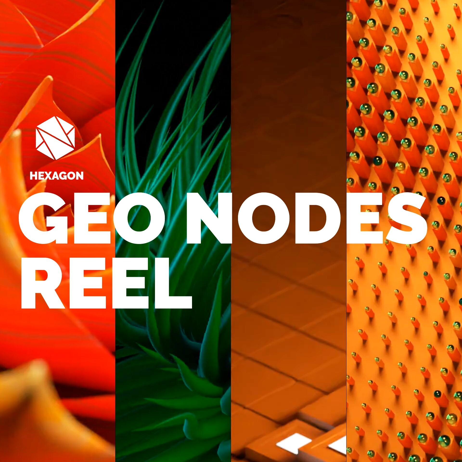 ArtStation - Geo Nodes Reel | Blender 3.0