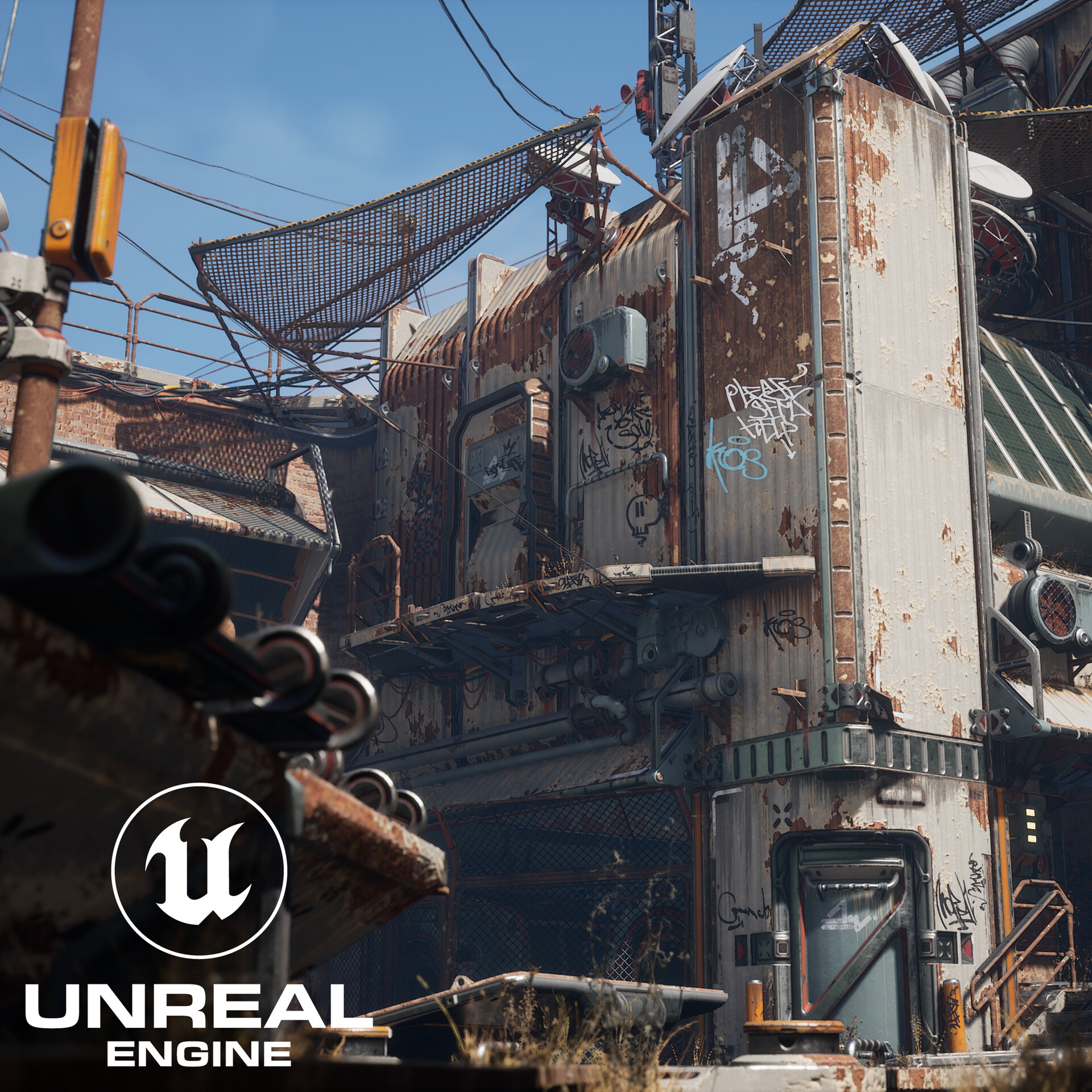 ArtStation - Rusty Sci Fi Mining Facility (Unreal Engine 4)