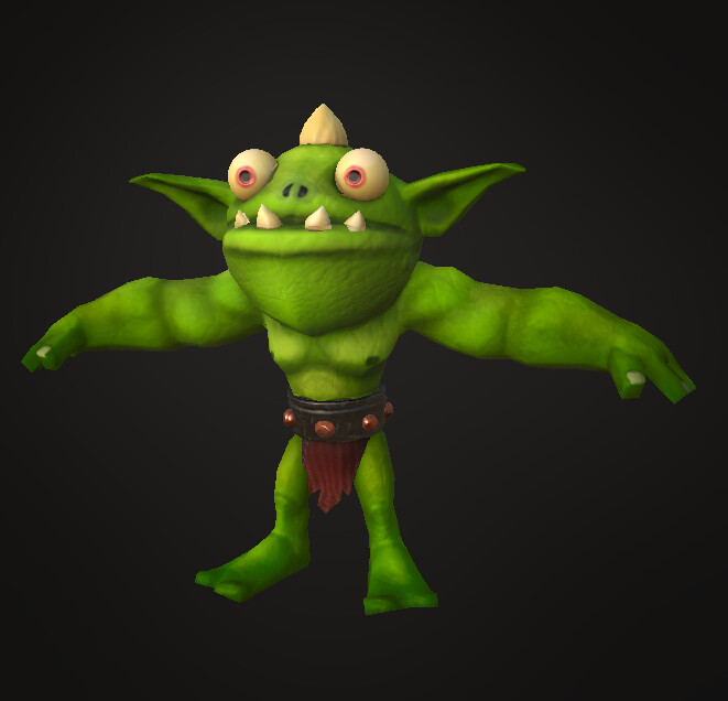 ArtStation - Goblin and mount sculpt