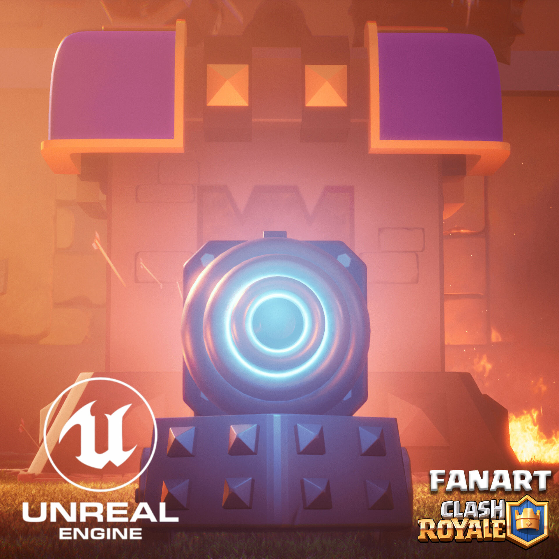 ArtStation - CLASH ROYALE ARENA (Fan Art)