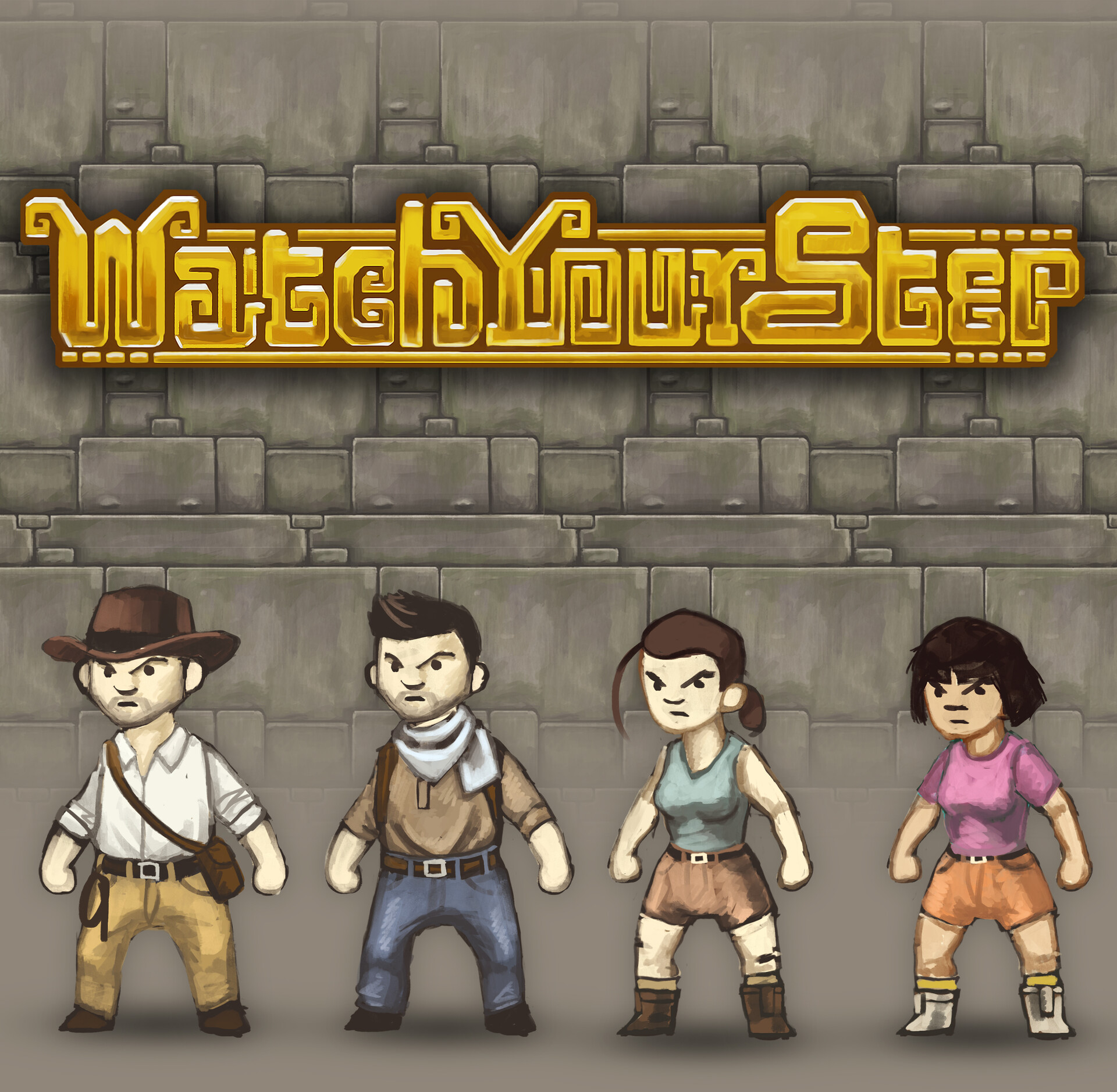 ArtStation - Watch Your Step - Game Jam