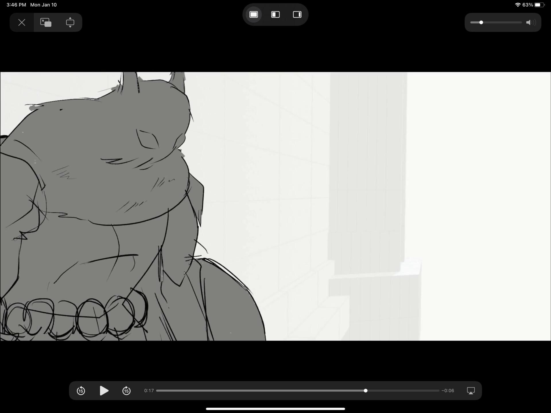 ArtStation - Castle exterior action animatic