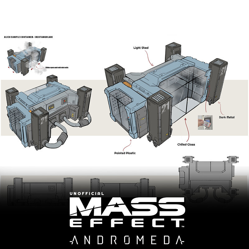 ArtStation - [Unofficial] Sci-Fi Storage Containers