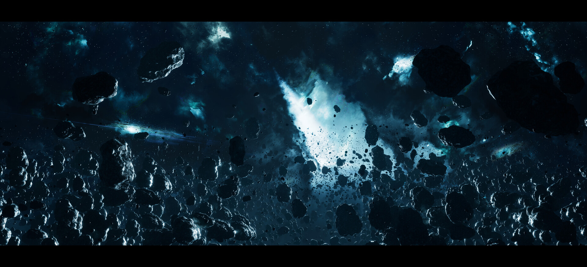 ArtStation - Procedural Asteroid Field [UE5 Niagara]