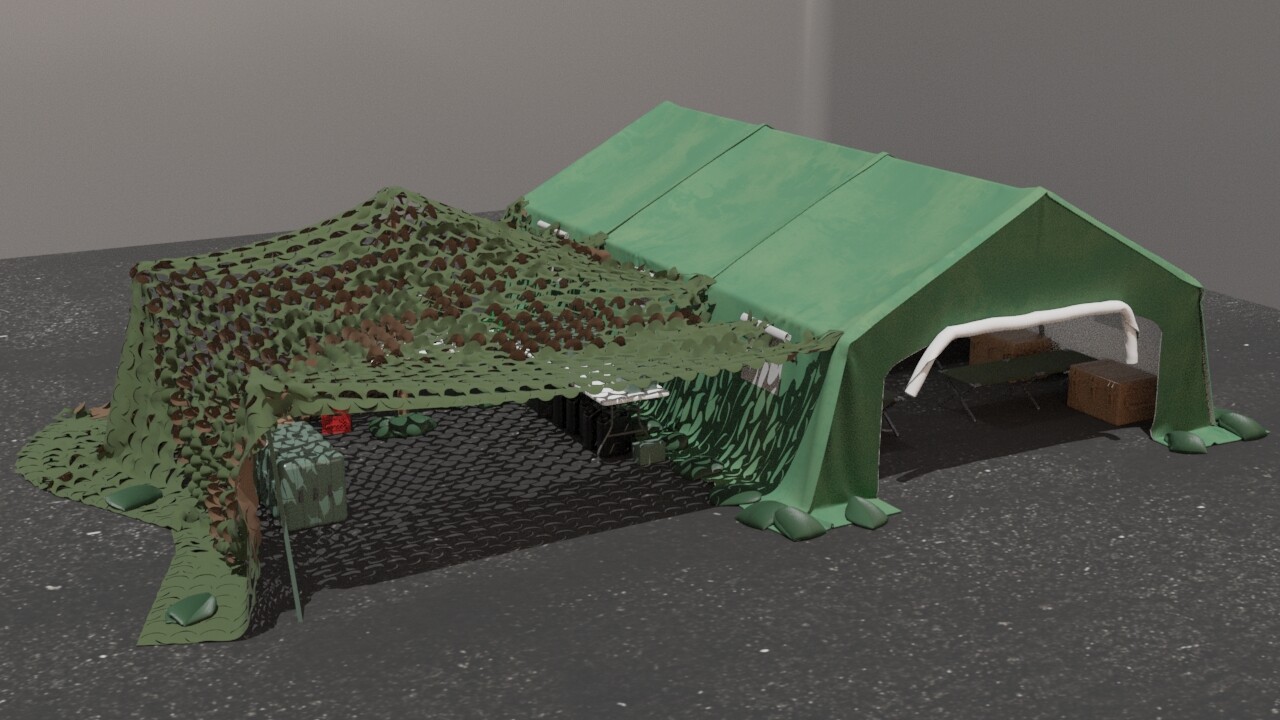 ArtStation - TEMS Mod Tent