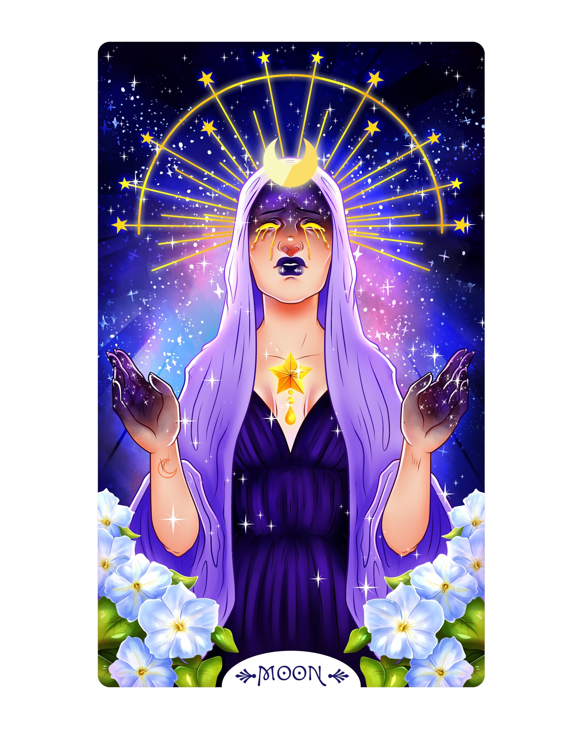 ArtStation - Celeste, Goddess of the Moon