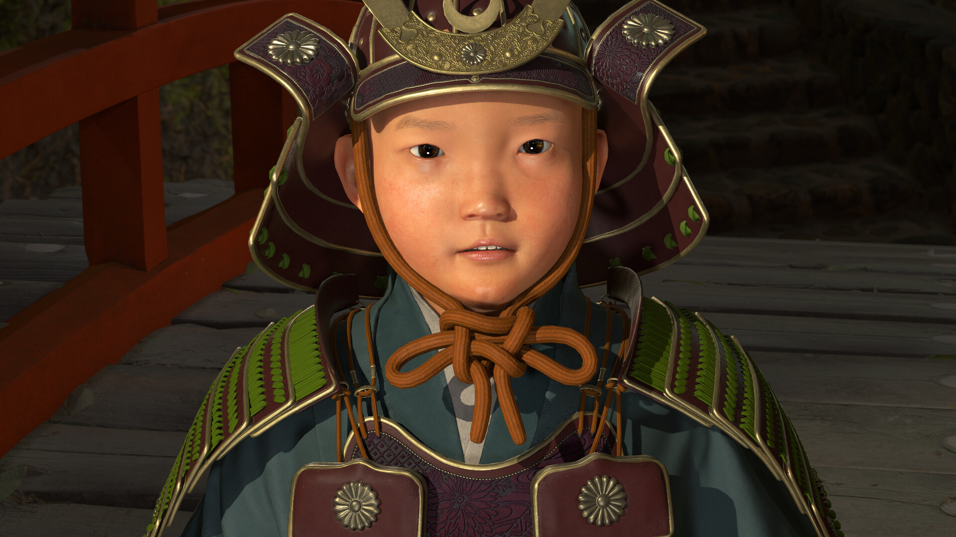 ArtStation - Gameready Little Samurai