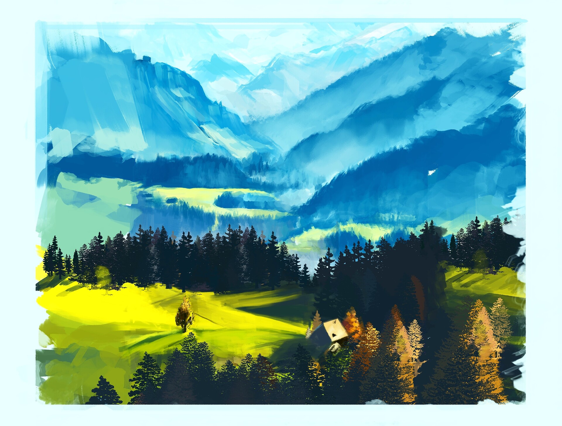 ArtStation - Landscape digital art