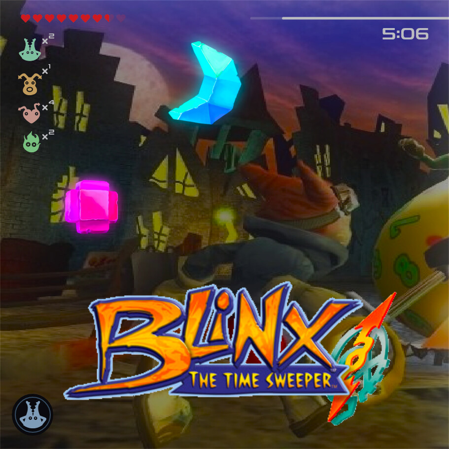 ArtStation - Blinx: The Time Sweaper - Redesign