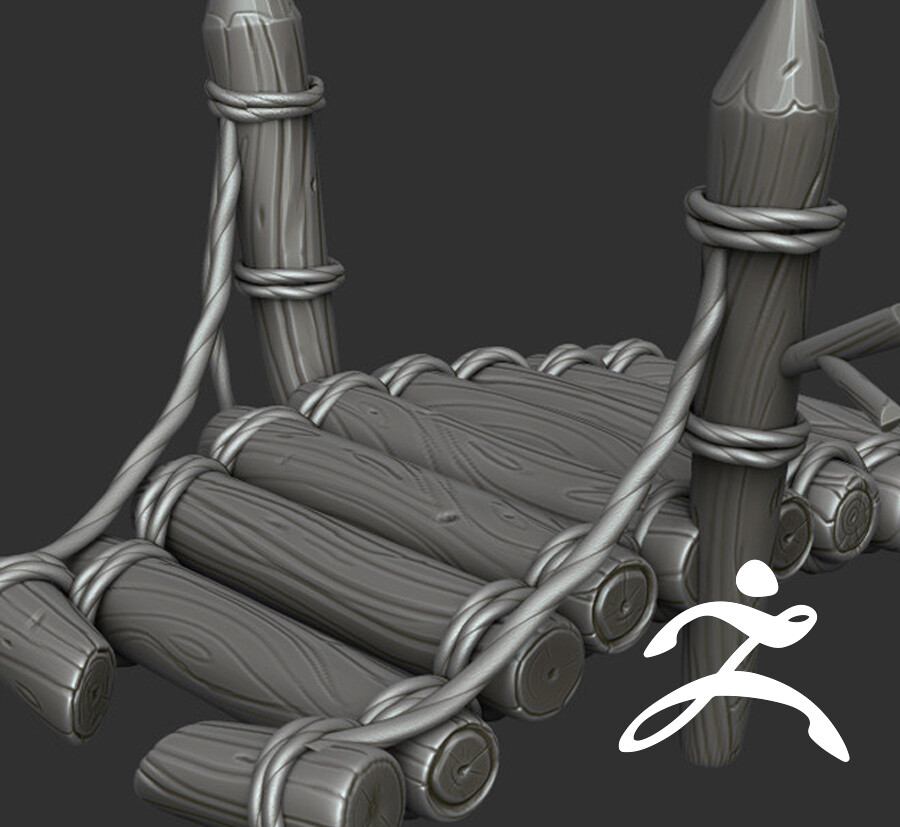 ArtStation - Stylized Bridge