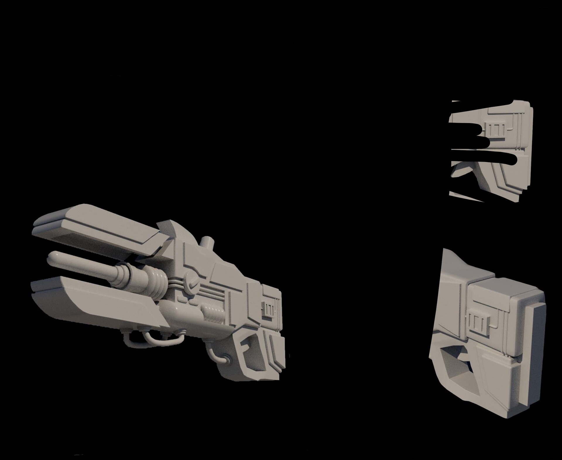 ArtStation - scifi assault gun