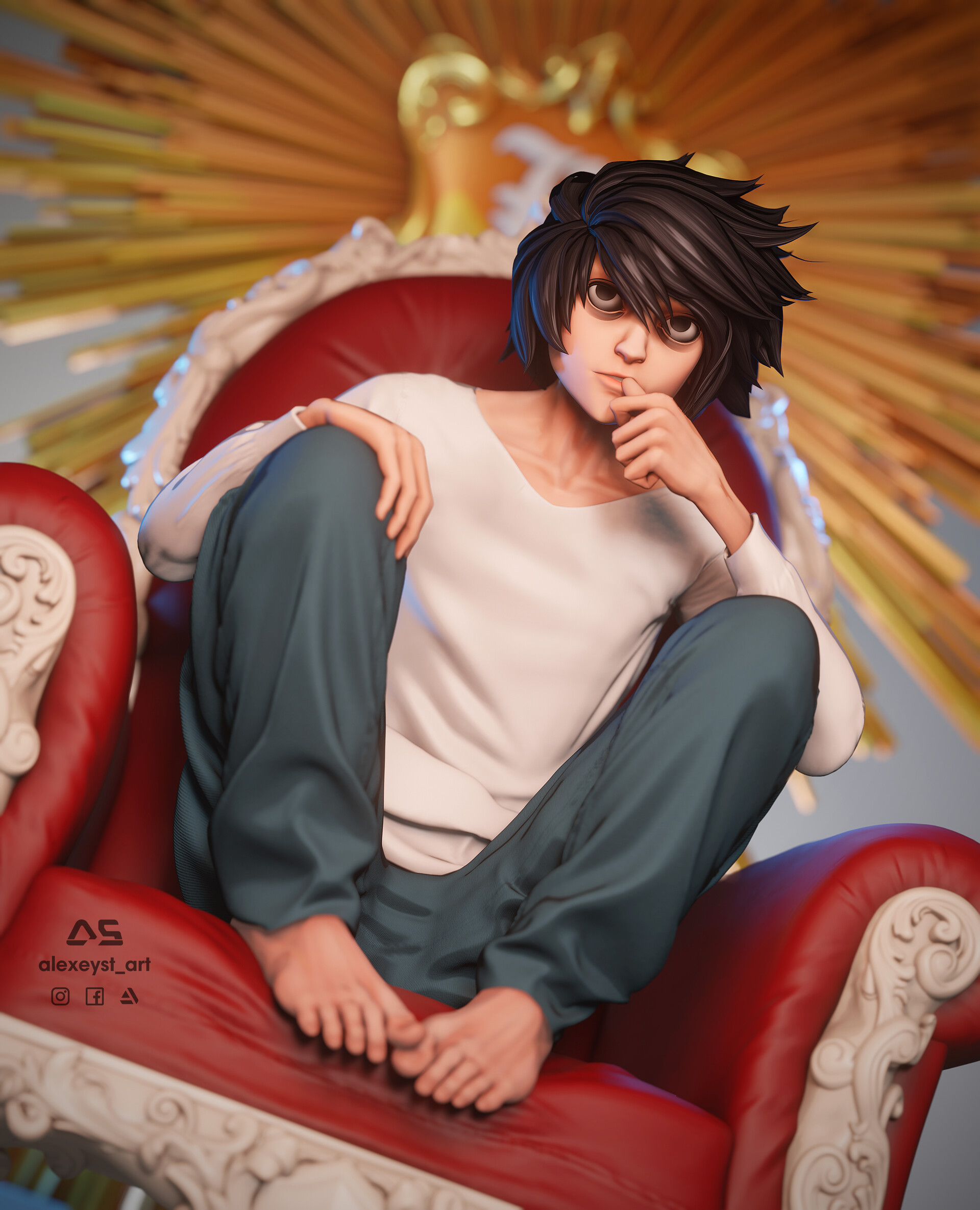 ArtStation - L Ryuzaki | Death Note