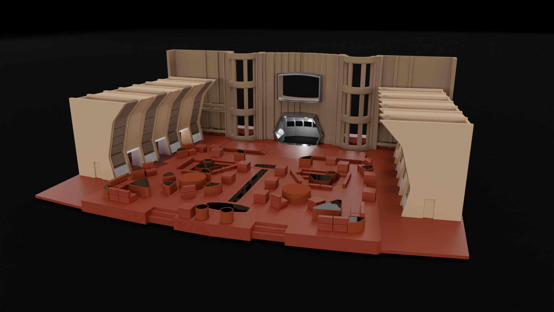 ArtStation - Star Trek Enterprise NCC-1701 Refit Project - Recreation Deck