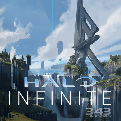 Art of Dechambo - Halo Infinite exploration landscape