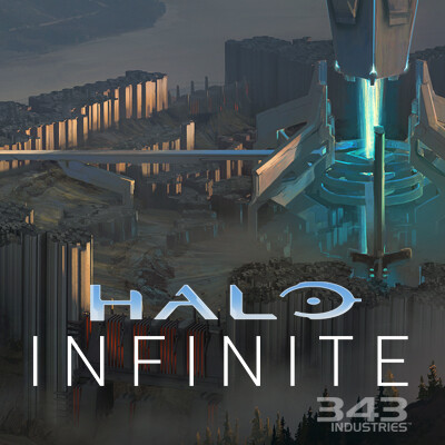 ArtStation - Halo Infinite Spire base structure