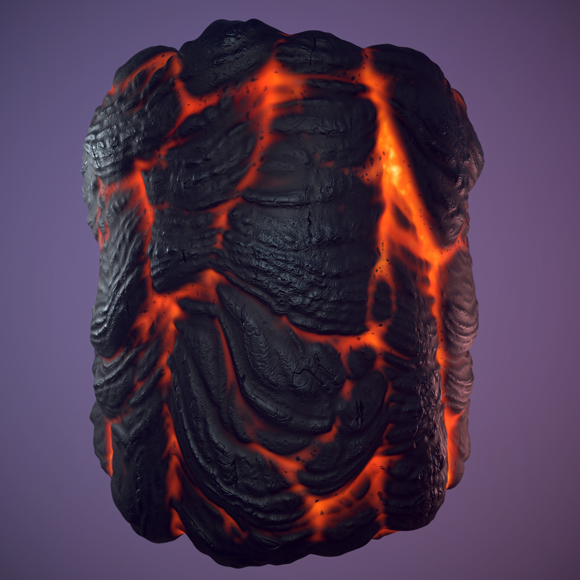 ArtStation - Lava Flow Material