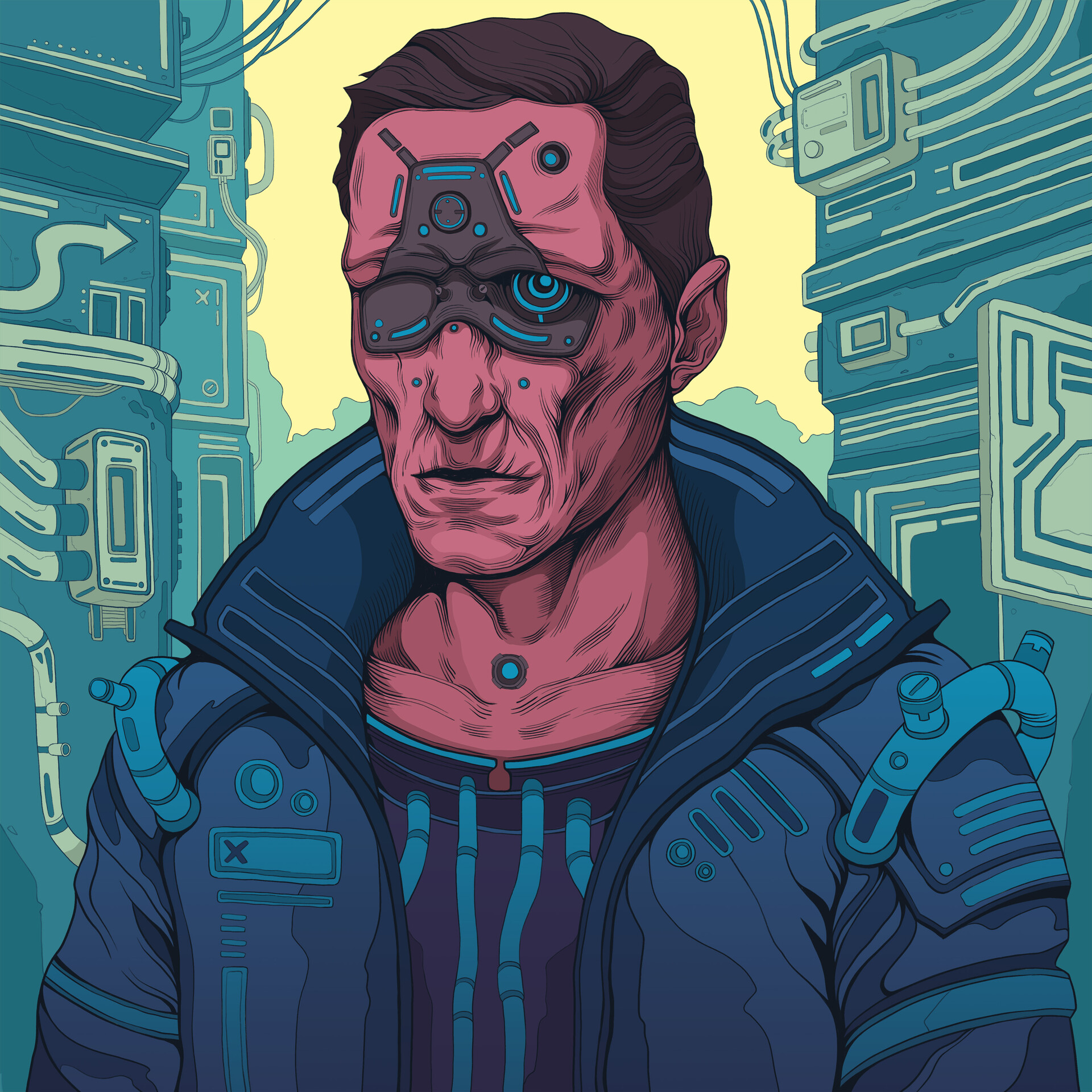 ArtStation - "CARBON" ARTWORK FOR GHOST SYNDICATE SAMPLE LABEL