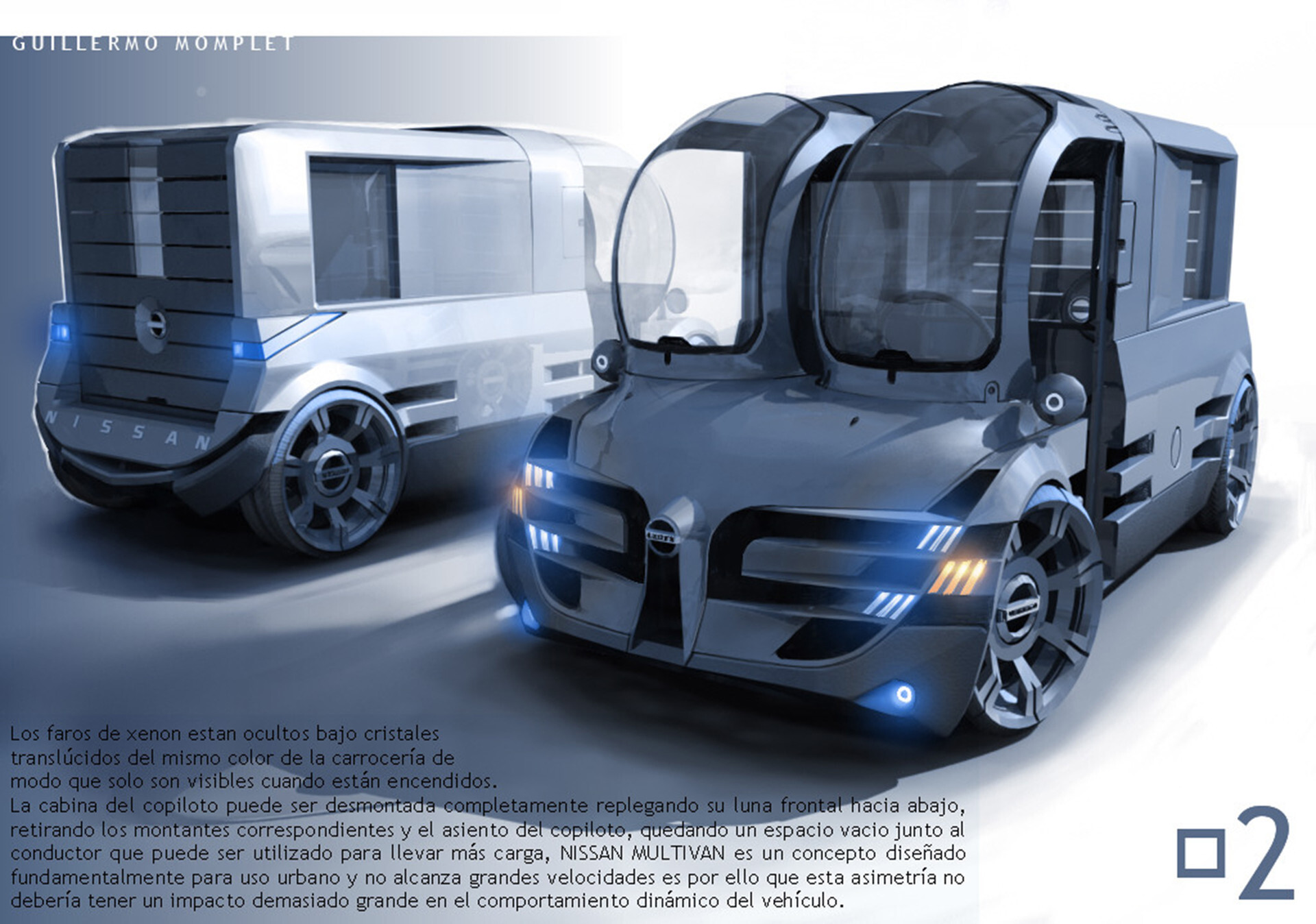 ArtStation - Nissan - Multivan concept