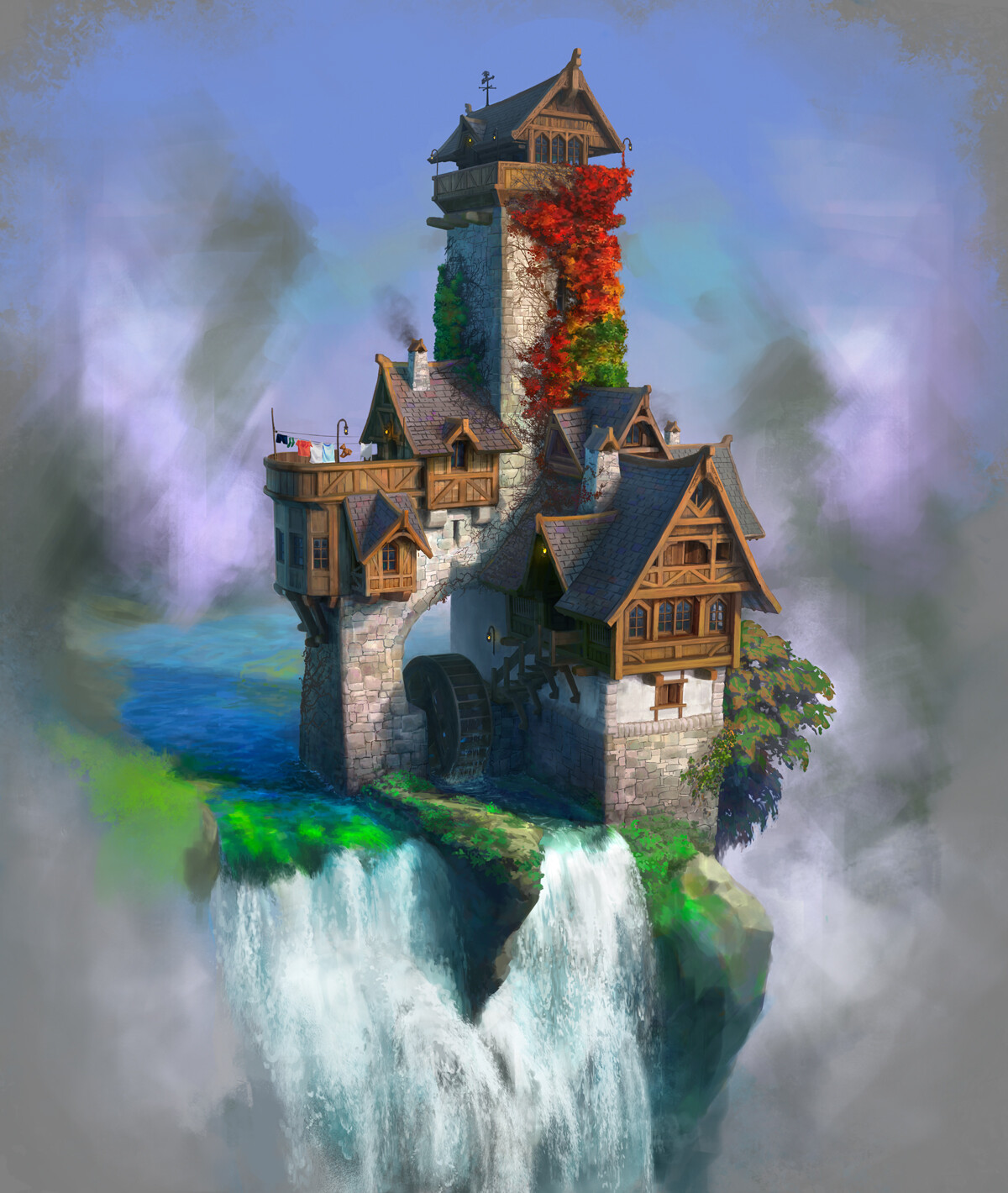 ArtStation - Tower House 01