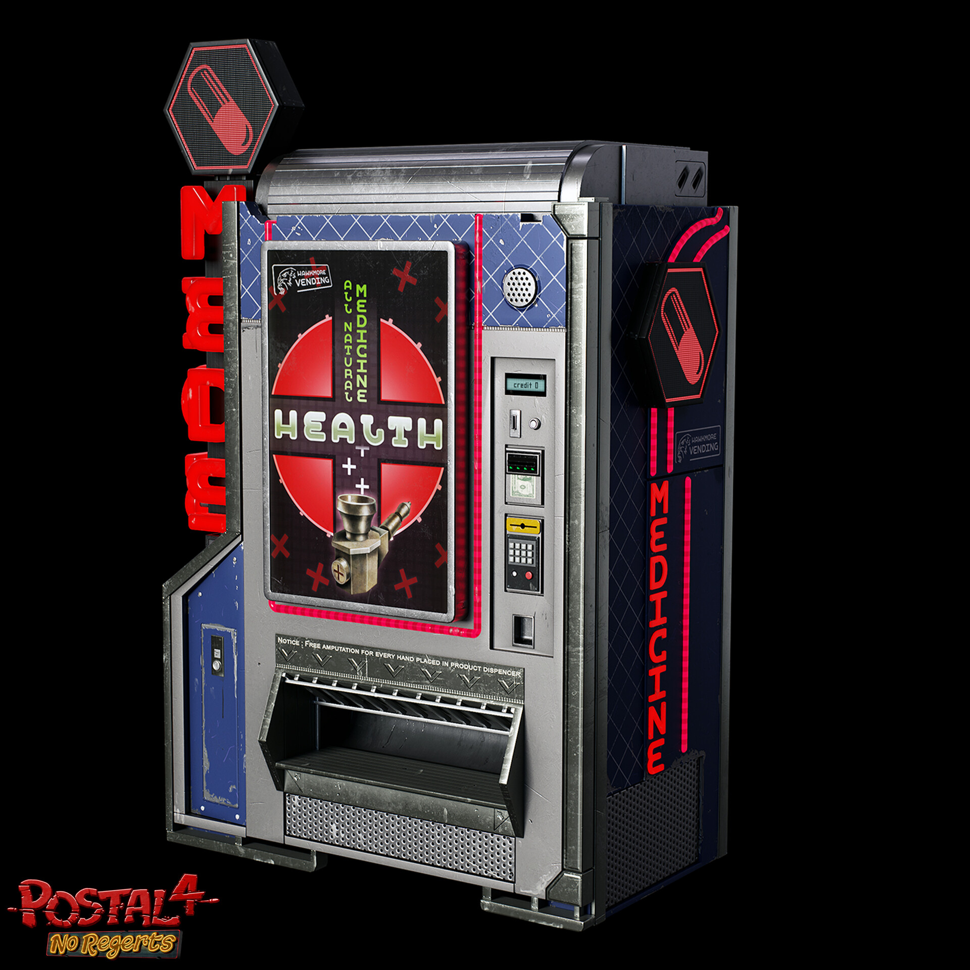 ArtStation - MEDS Vending Machine - Postal 4