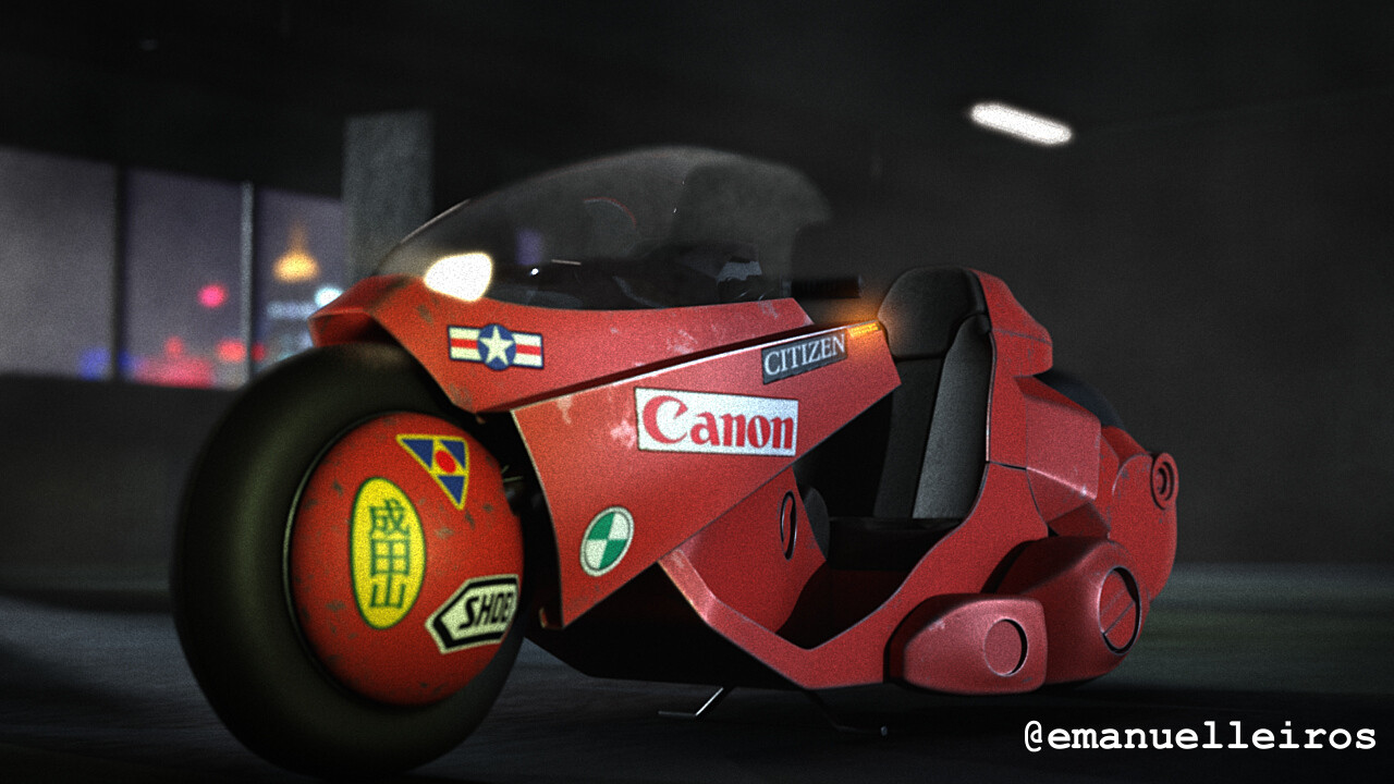 ArtStation - Kaneda's motorcycle from the movie Akira