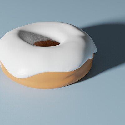 ArtStation - doughnut from blender render
