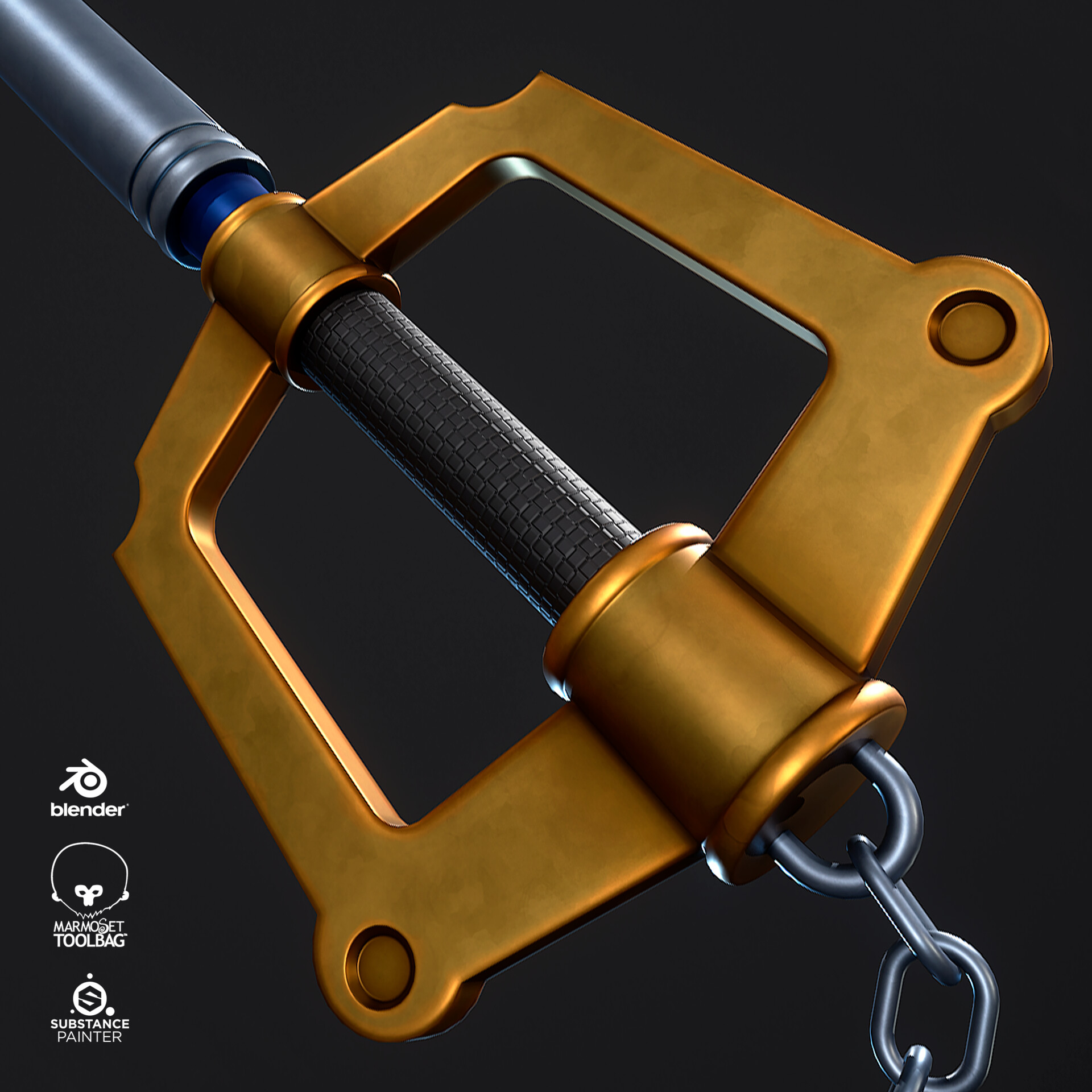 ArtStation - Kingdom Key Fanart