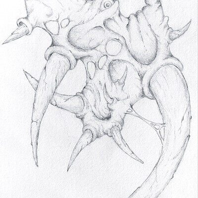 ArtStation - Metamorph - Pencil on Paper