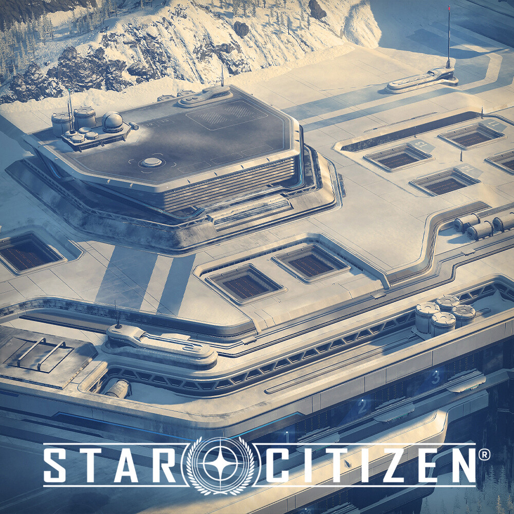 ArtStation - Star Citizen - Microtech - New Babbage Spaceport
