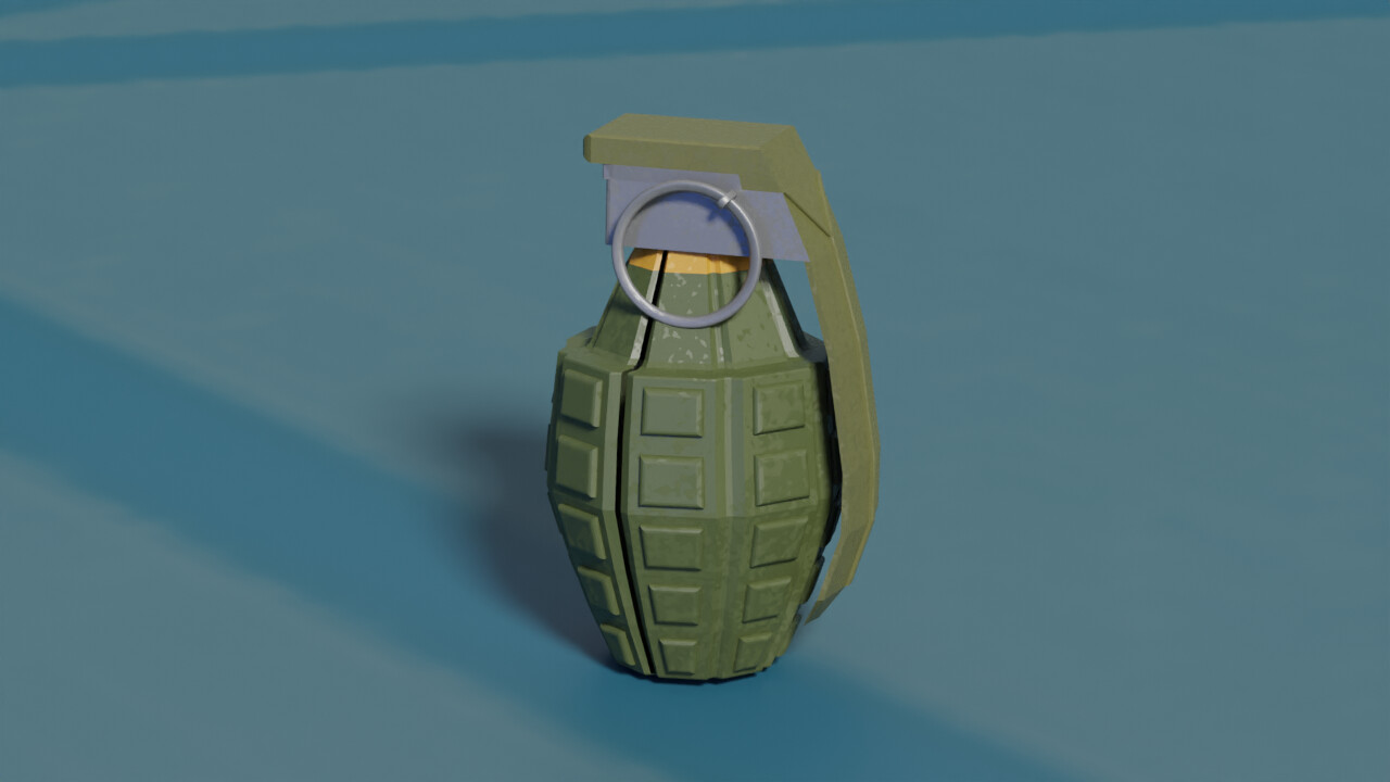 ArtStation - Hand Grenade