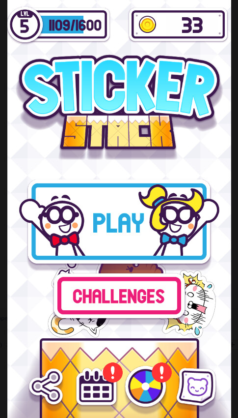 ArtStation - Sticker Stack (HTML5)