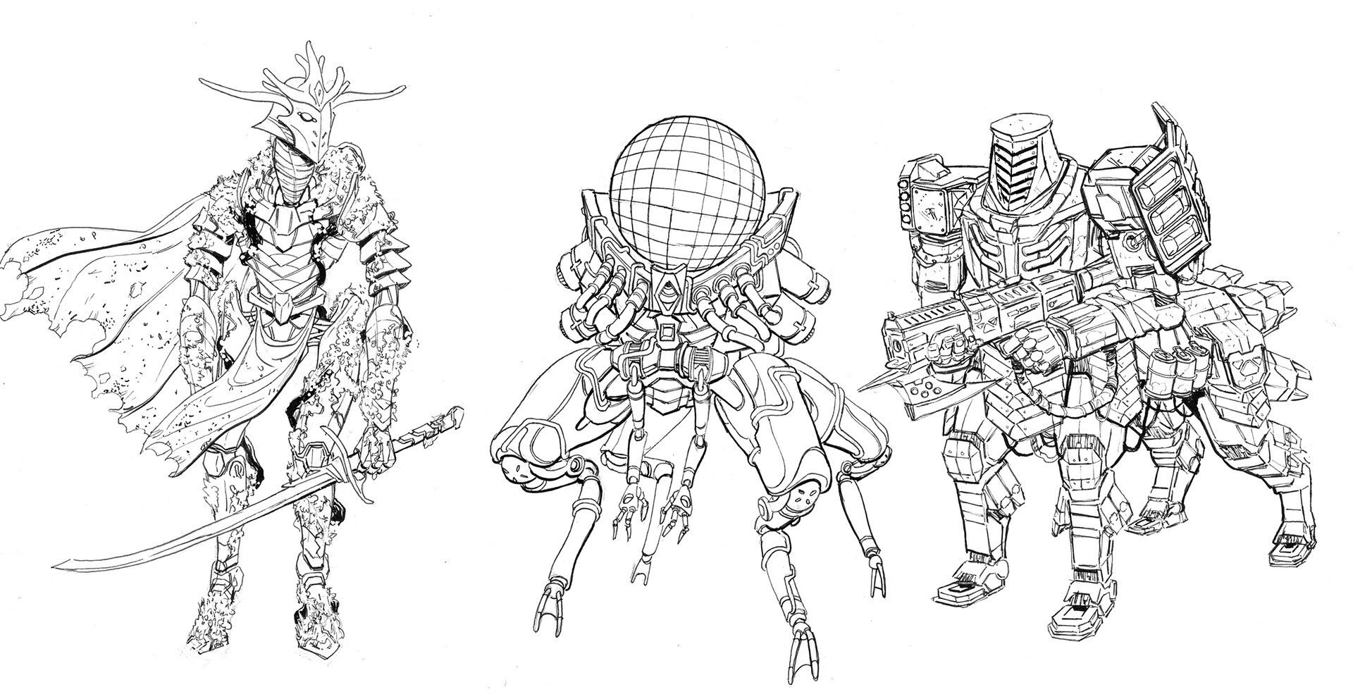 ArtStation - Lancer Mech Designs