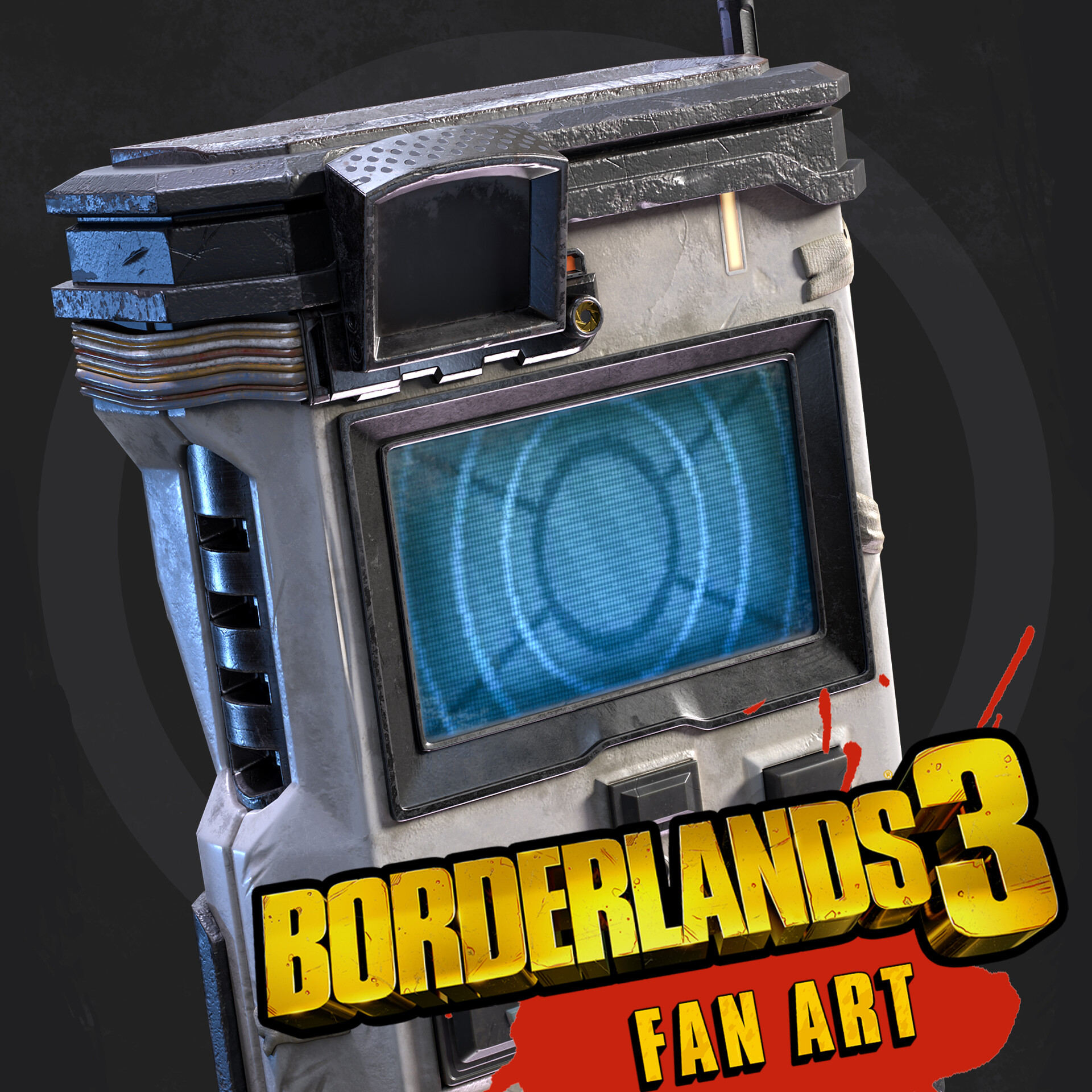 ArtStation - BorderLands 3 Fan Art Echo v2
