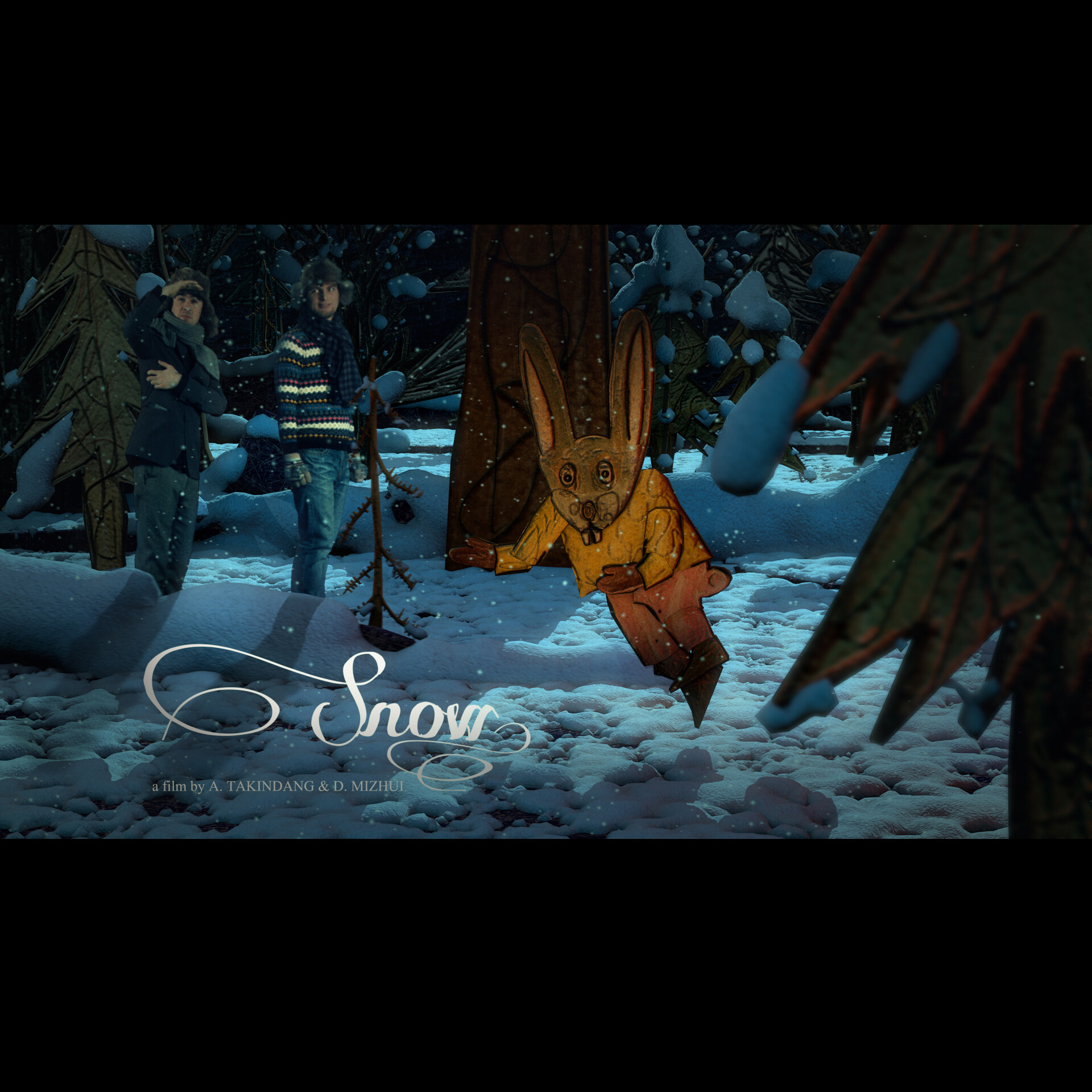 ArtStation - SNOW (Official music video band RECHA) 2016 year