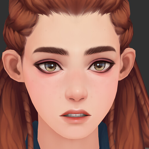 ArtStation - Aloy Horizon zero dawn -3D handpainted-