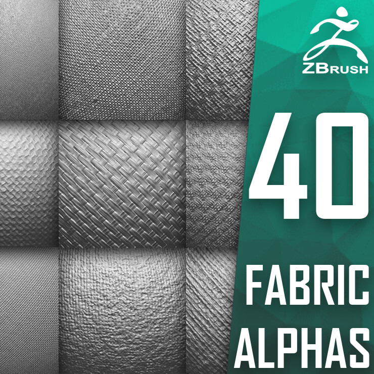 ArtStation - 40 Fabric Alphas Vol.10