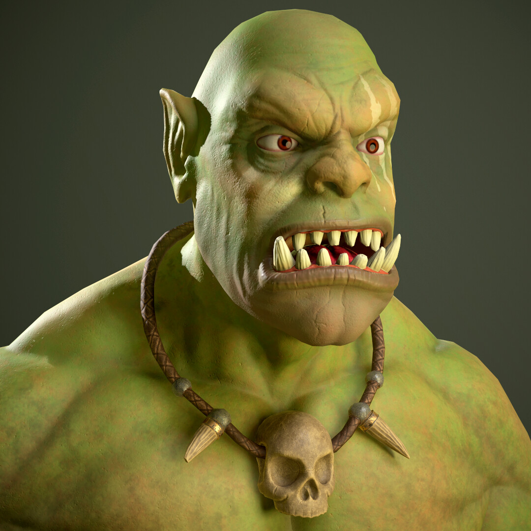 ArtStation - Orc Bust