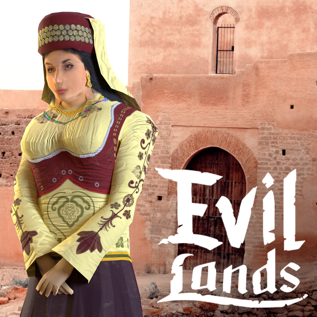 ArtStation - Desert Town Female 02 NPC