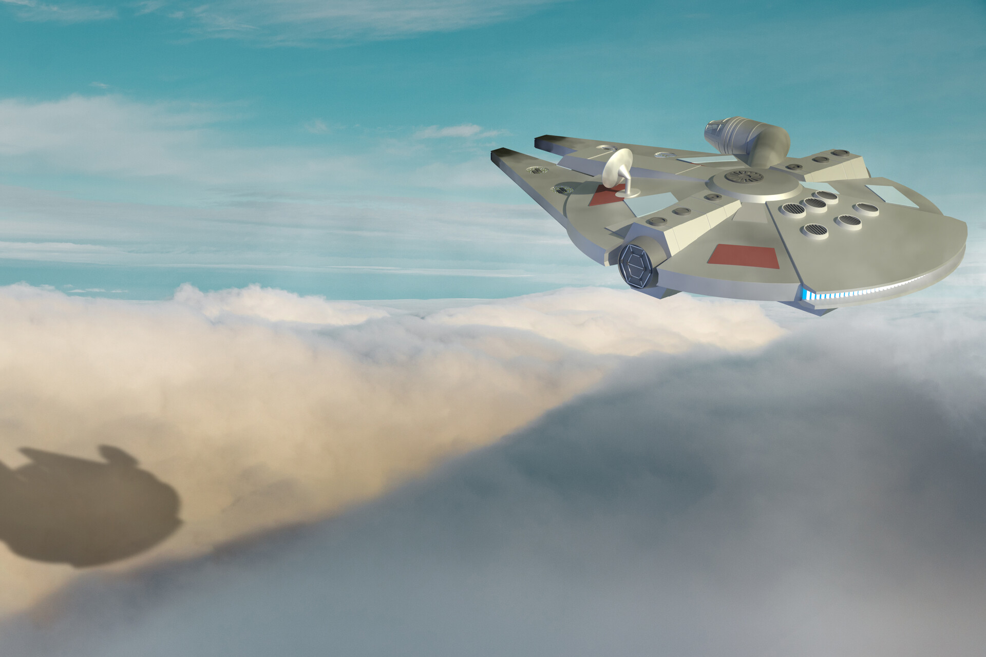 ArtStation - Millennium Falcon