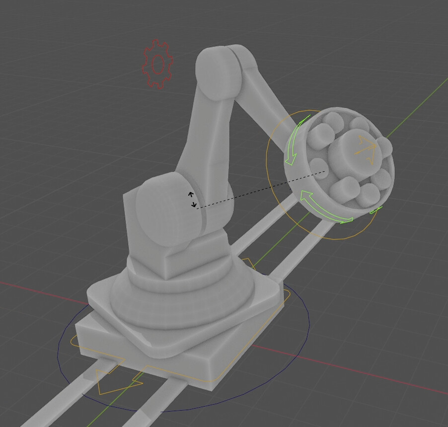 ArtStation - Robotic Arm Rig