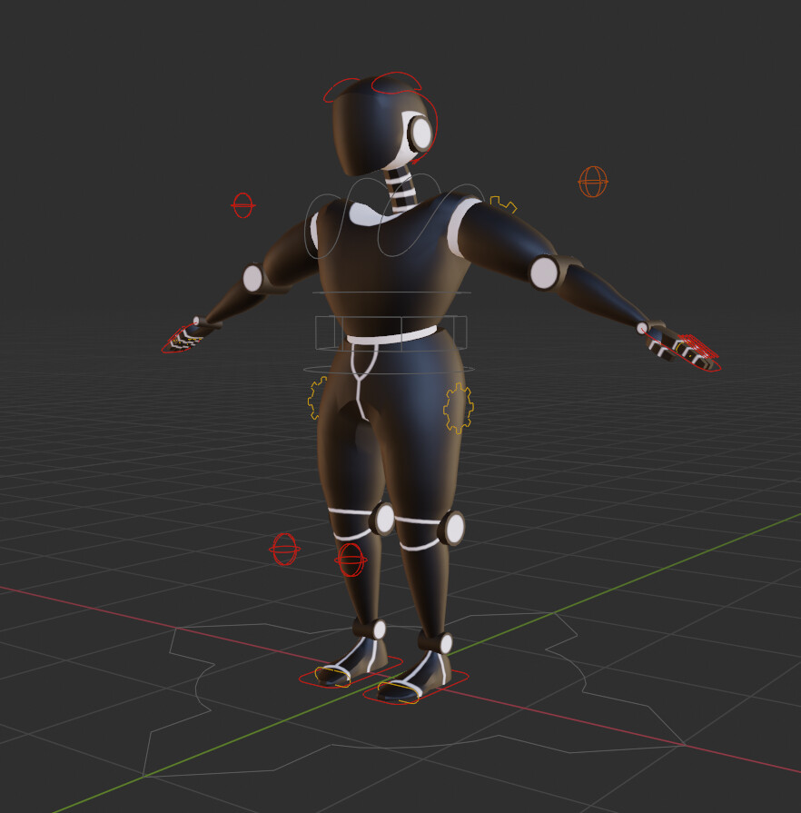 ArtStation - Robot Character Rig