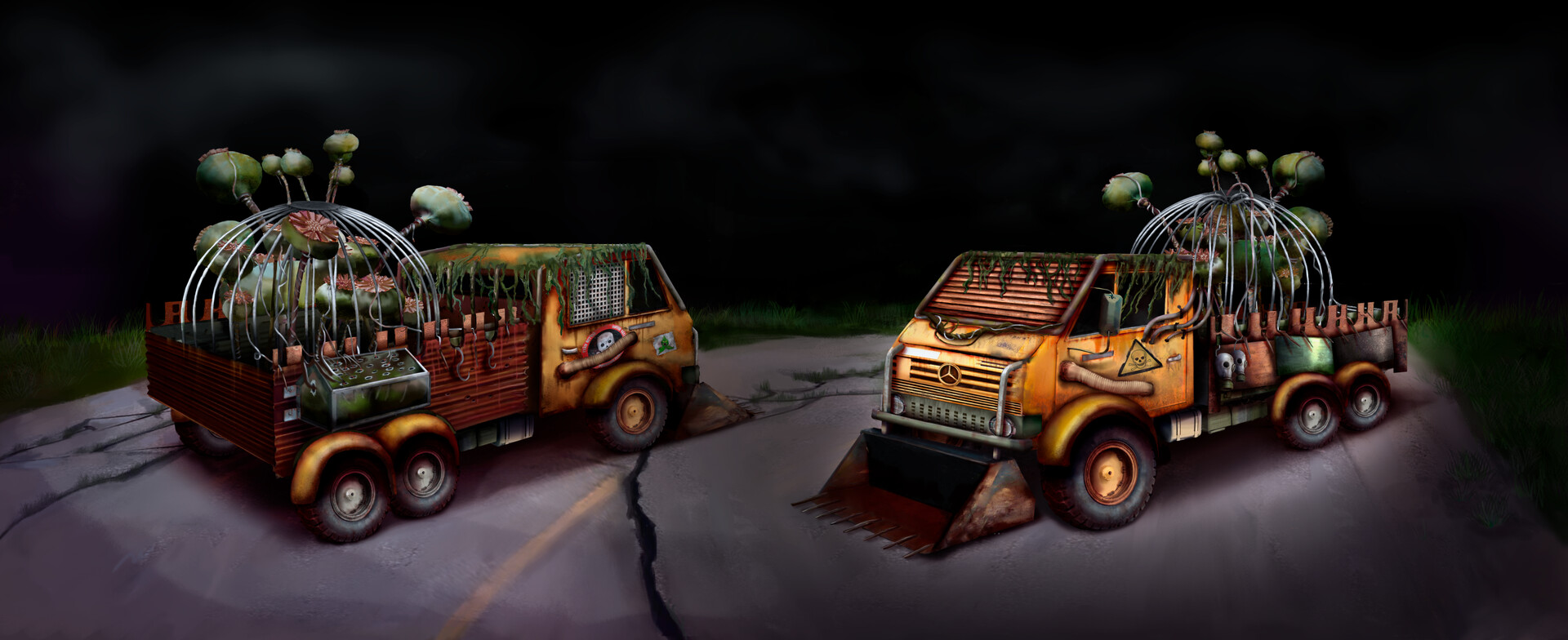 ArtStation - Apocalyptic vehicle